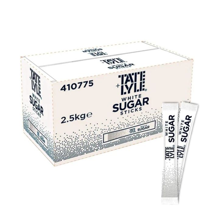 Tate & Lyle White Sugar Sticks (1000 x 2.5g)