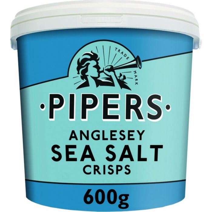 Pipers Anglesey Sea Salt Crisps Bucket (600g)