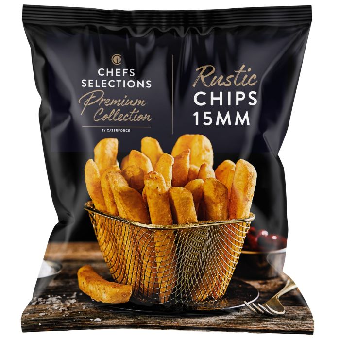 Chefs' Selection Coated Premium Rustic Chips 15mm (4 x 2.27kg)